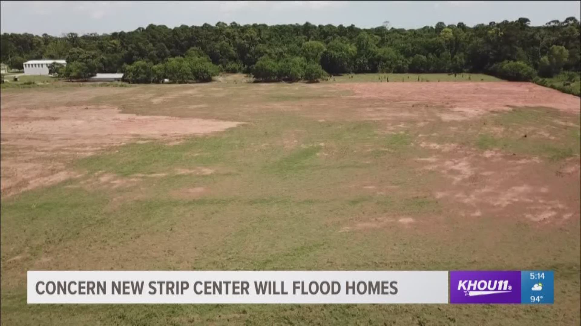 Some Friendswood residents concerned new strip center will flood homes ...