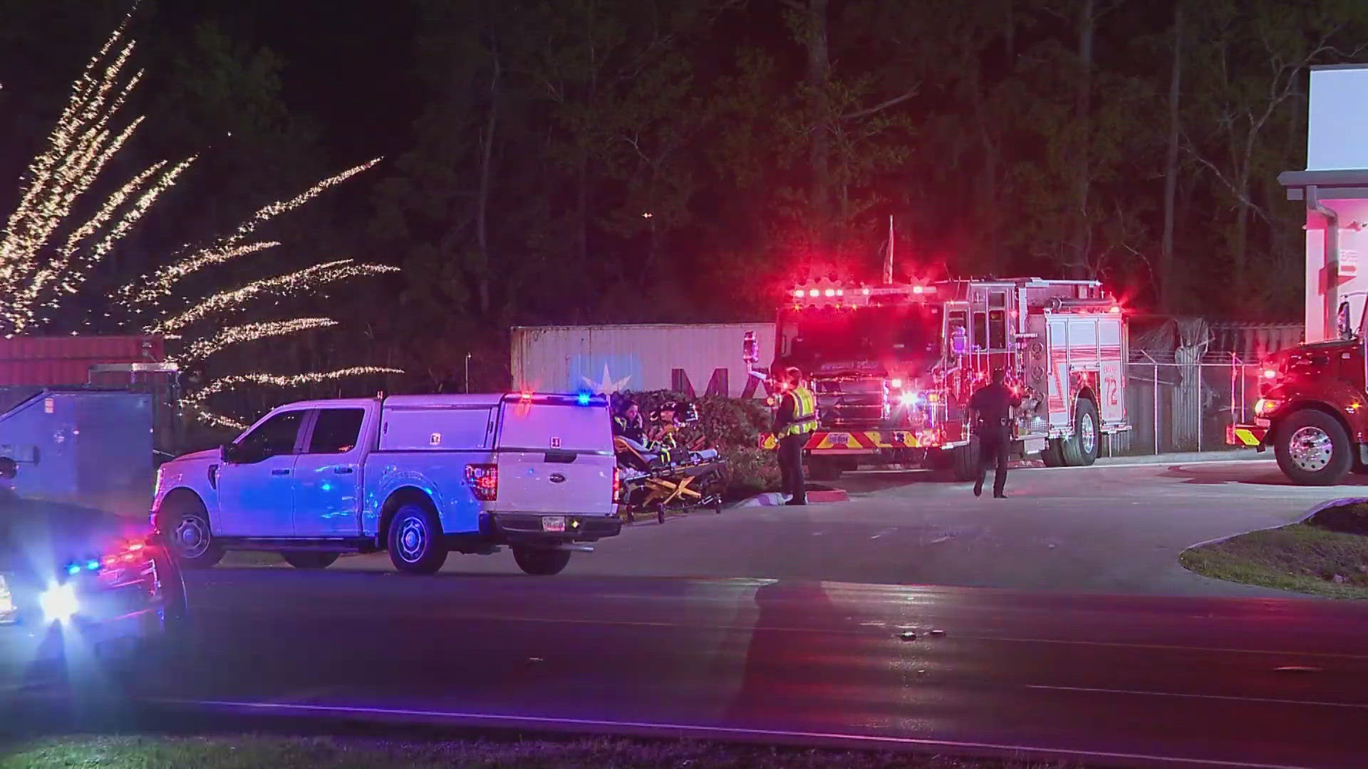 Fireworks stand explosion sparks fire in northwest Harris County | khou.com