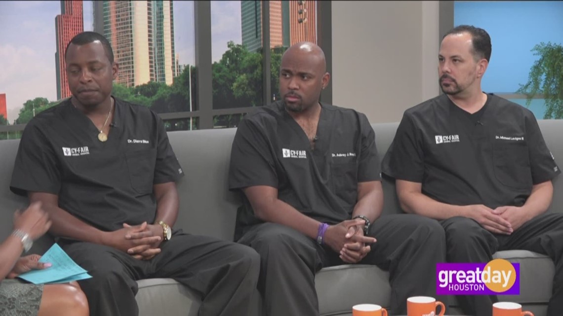 Dr. Diarra Blue, Dr. Aubrey Ross & Dr. Michael Lavigne From Cy-Fair ...