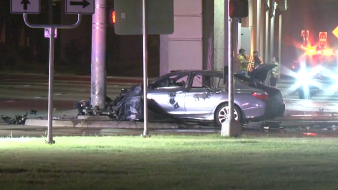 Chase suspect killed in fiery crash along Sam Houston Parkway | khou.com
