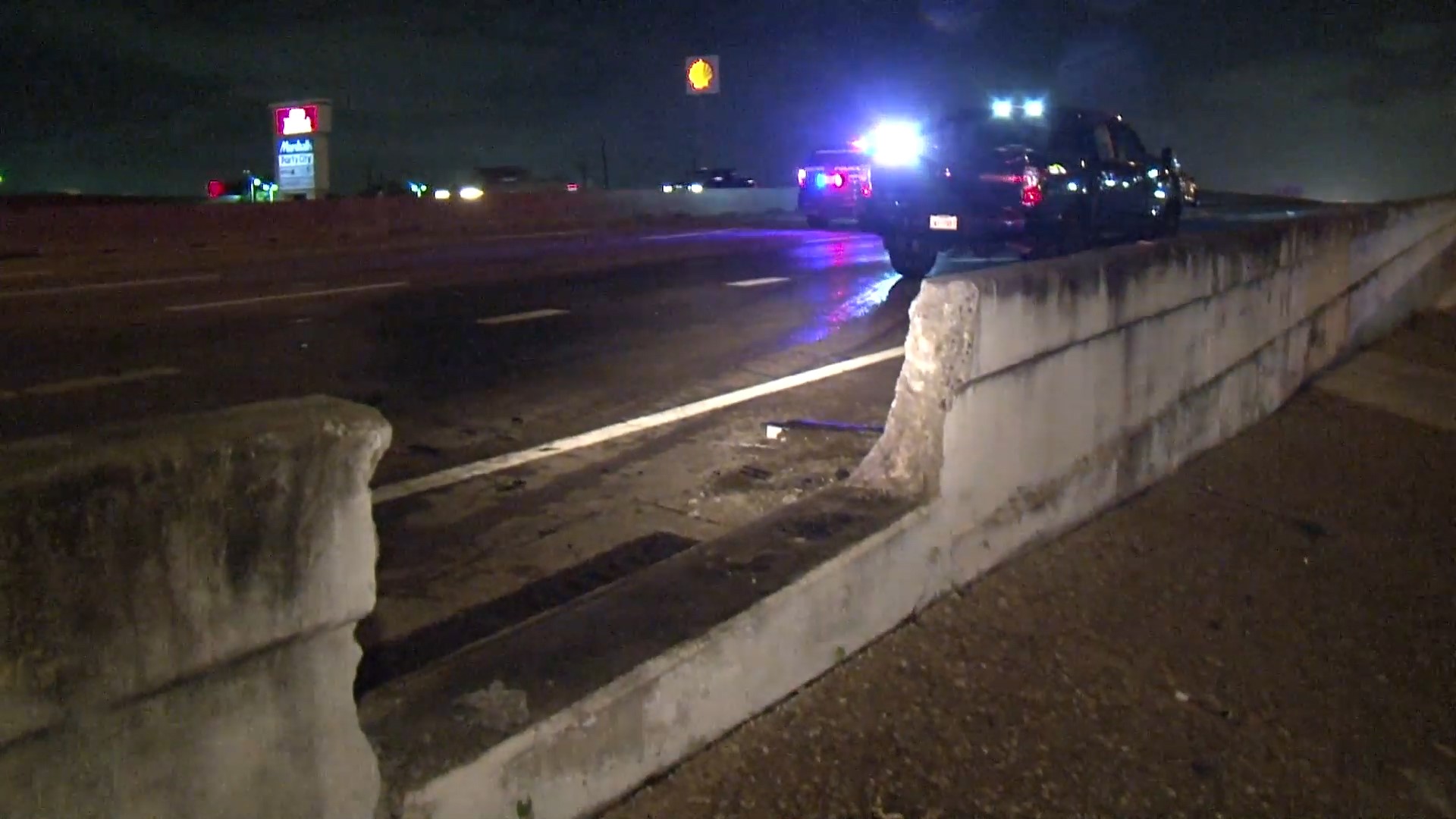 Photos: I-45 North shut down after person hit by multiple cars, killed ...