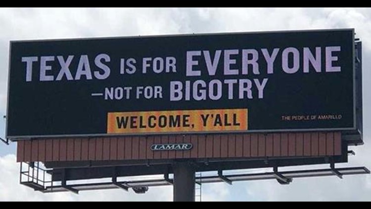 New Texas billboard responds to sign telling liberals to leave state ...