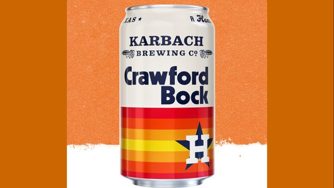 Karbach's Astros-themed Crawford Bock now available in stores | khou.com