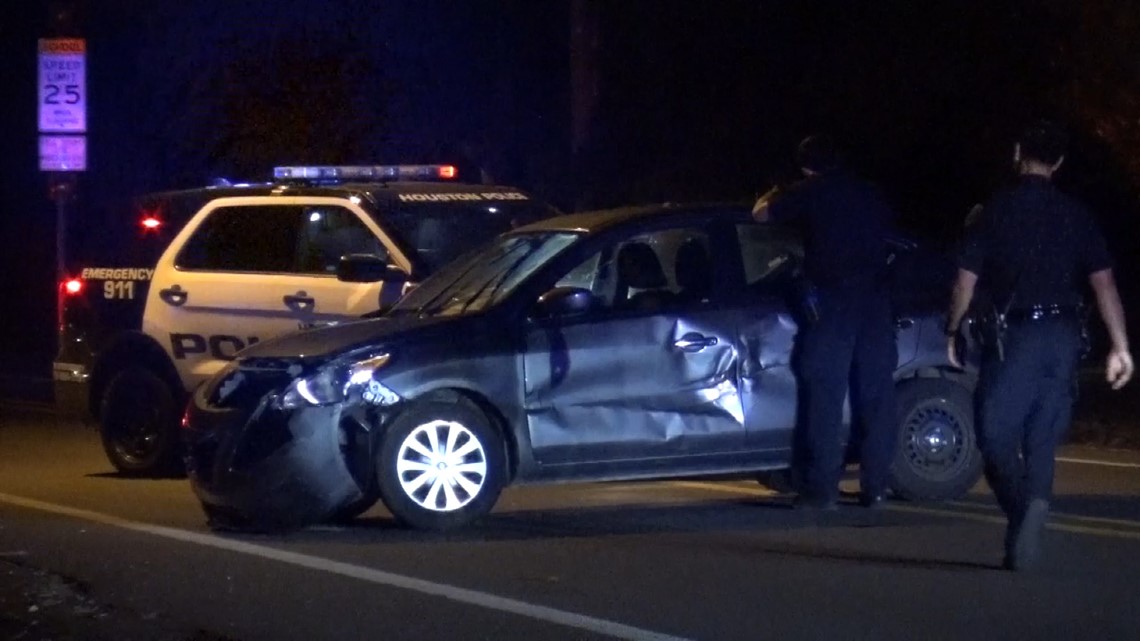 Police use pit maneuver to stop chase suspect in Simonton | khou.com