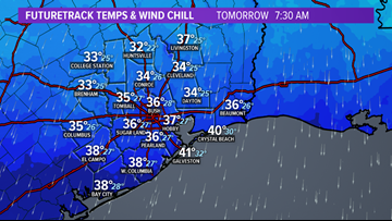 Weather on KHOU for Houston