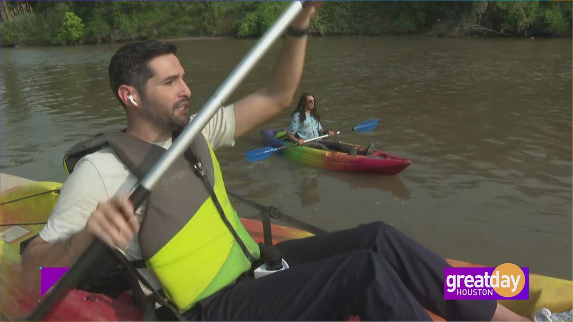 Grab a history lesson while kayaking Houston's Buffalo Bayou | khou.com