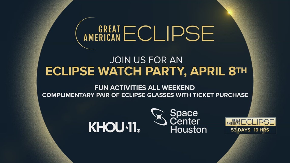 KHOU 11 is working with Space Center Houston on an eclipse watch party! | khou.com