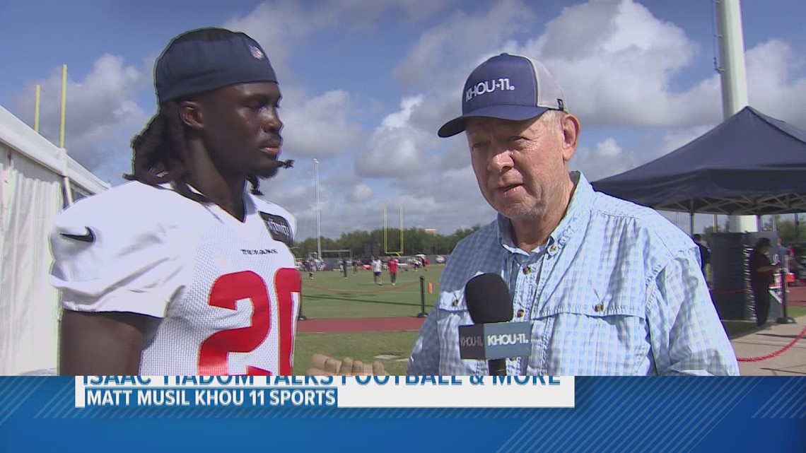 Texans cornerback Isaac Yiadom talks football, personal life with KHOU ...