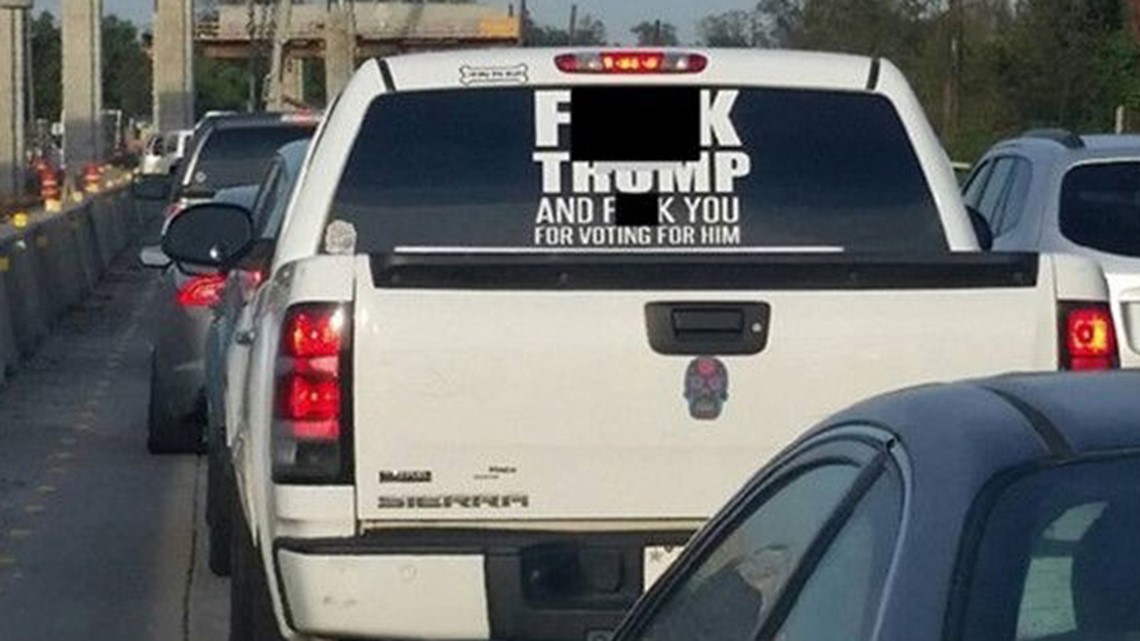 Driver of F**k Trump pickup arrested for resisting arrest in Sugar Land ...