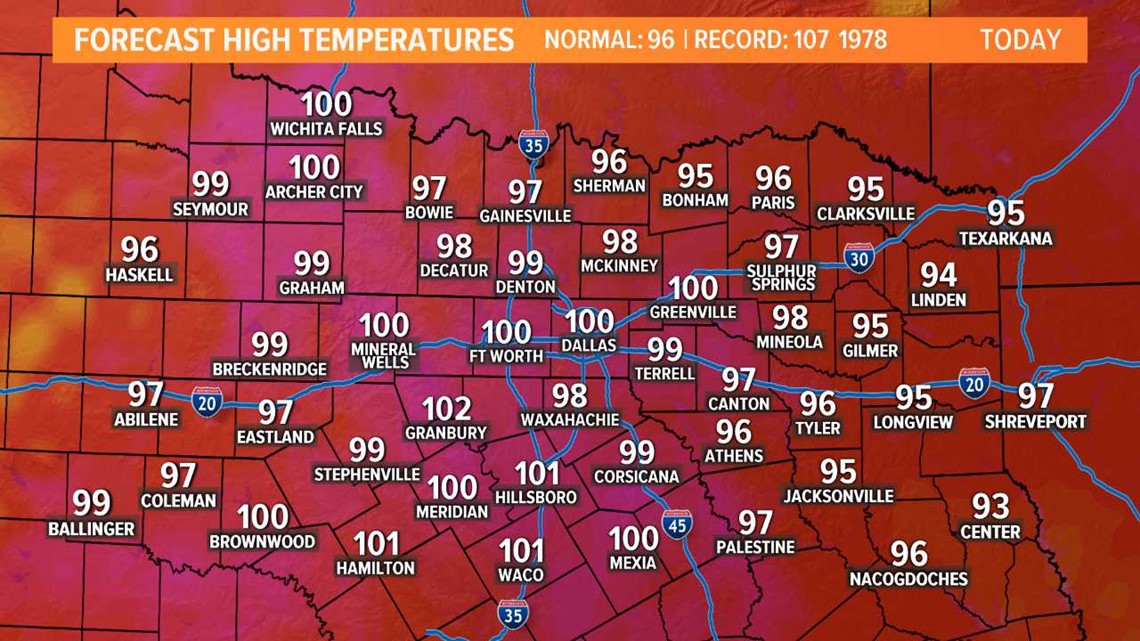 Hottest temps in two years likely coming to North Texas this week ...