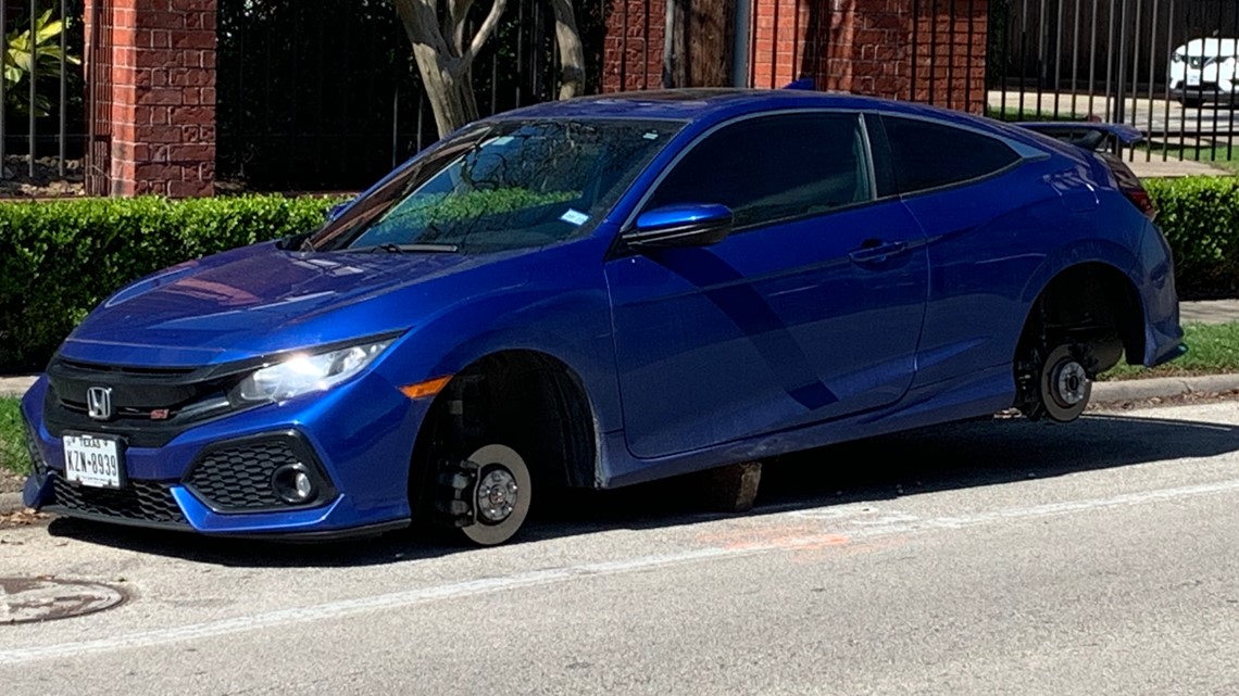 'They move fast' | How to slow down thieves who steal wheels off | khou.com