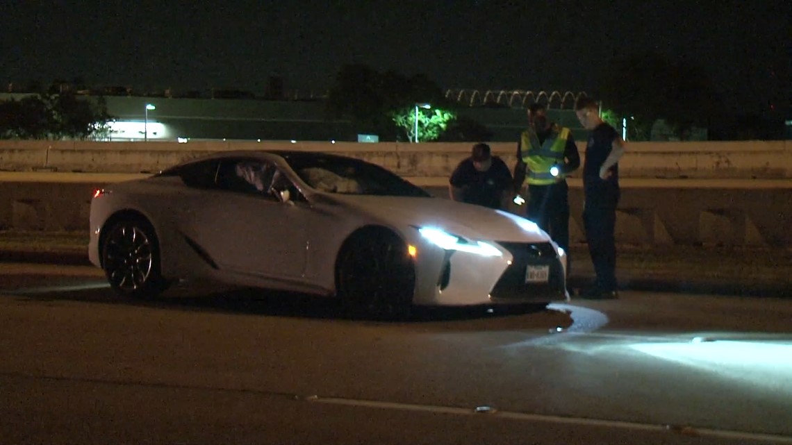 Photos: High-end Lexus sports car, motorcycle involved in collision ...