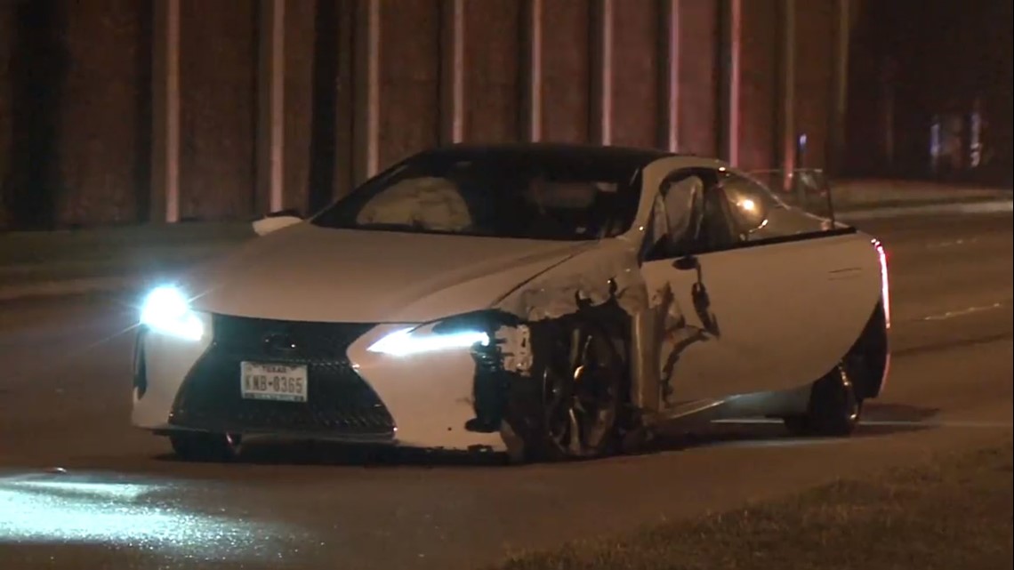 PHOTOS: High-end Lexus sports car, motorcycle involved in collision ...