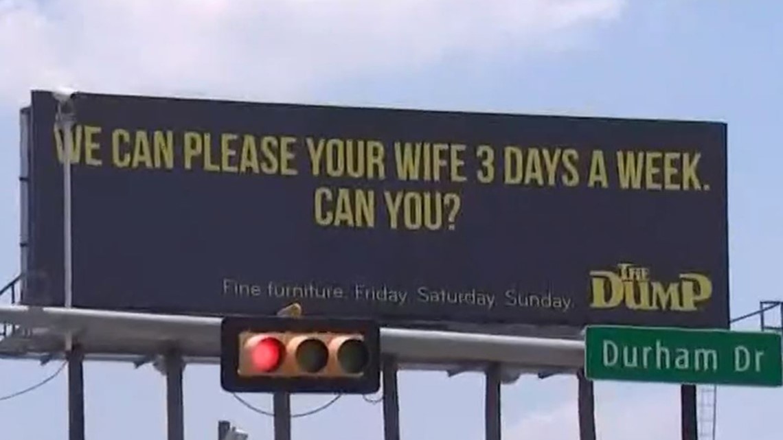 Suggestive billboard along I-10 sparks debate among drivers | khou.com