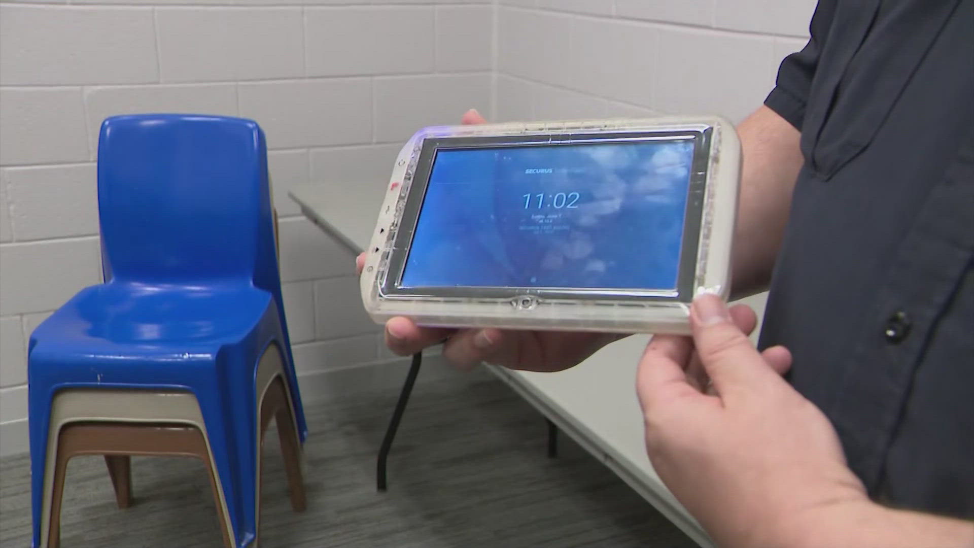 Harris County jail testing tablets to connect inmates with family ...