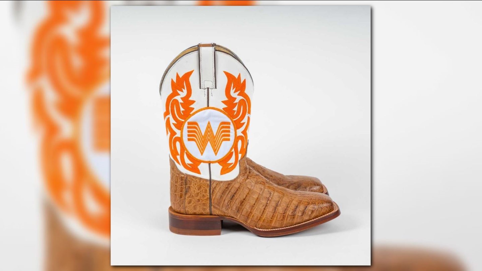 What-a-SWAG! Whataburger gifts Randy Rogers exclusive boots for his ...