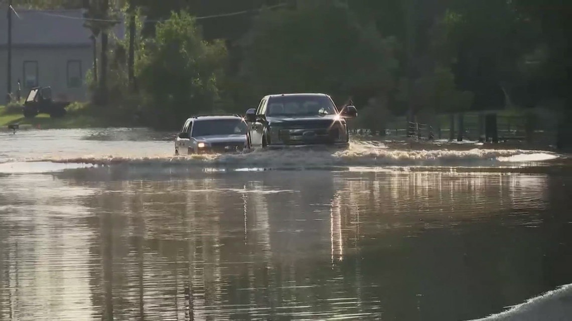 Flood warning continues for the Trinity River | khou.com