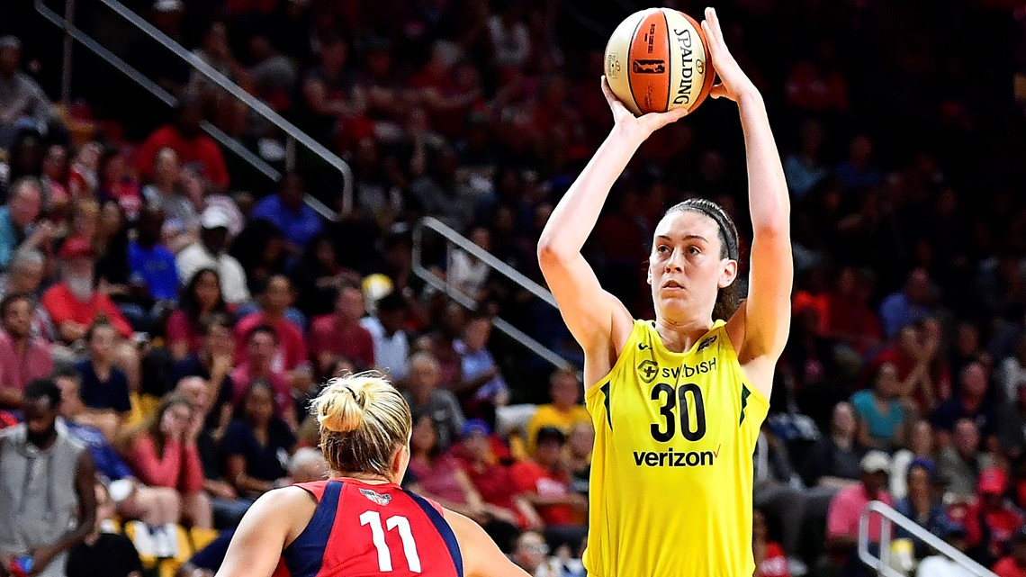 Stewart, Storm surge past Mystics 98-82 for WNBA title | khou.com