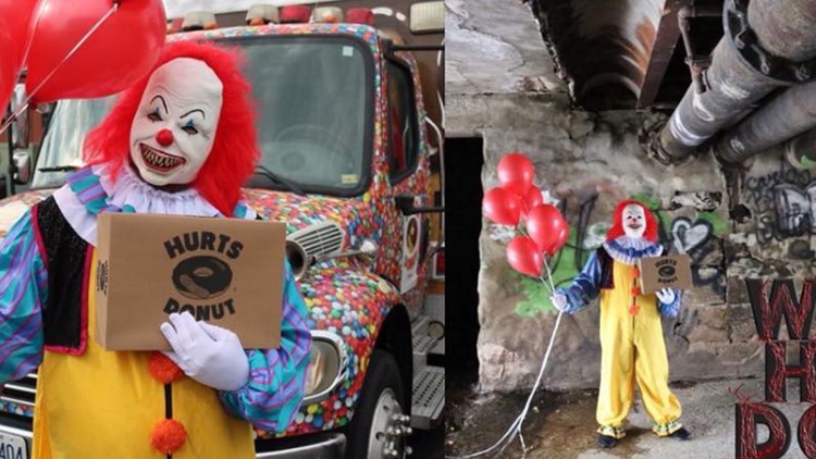 Hurts Donut offers scary clown deliveries in Houston area | khou.com
