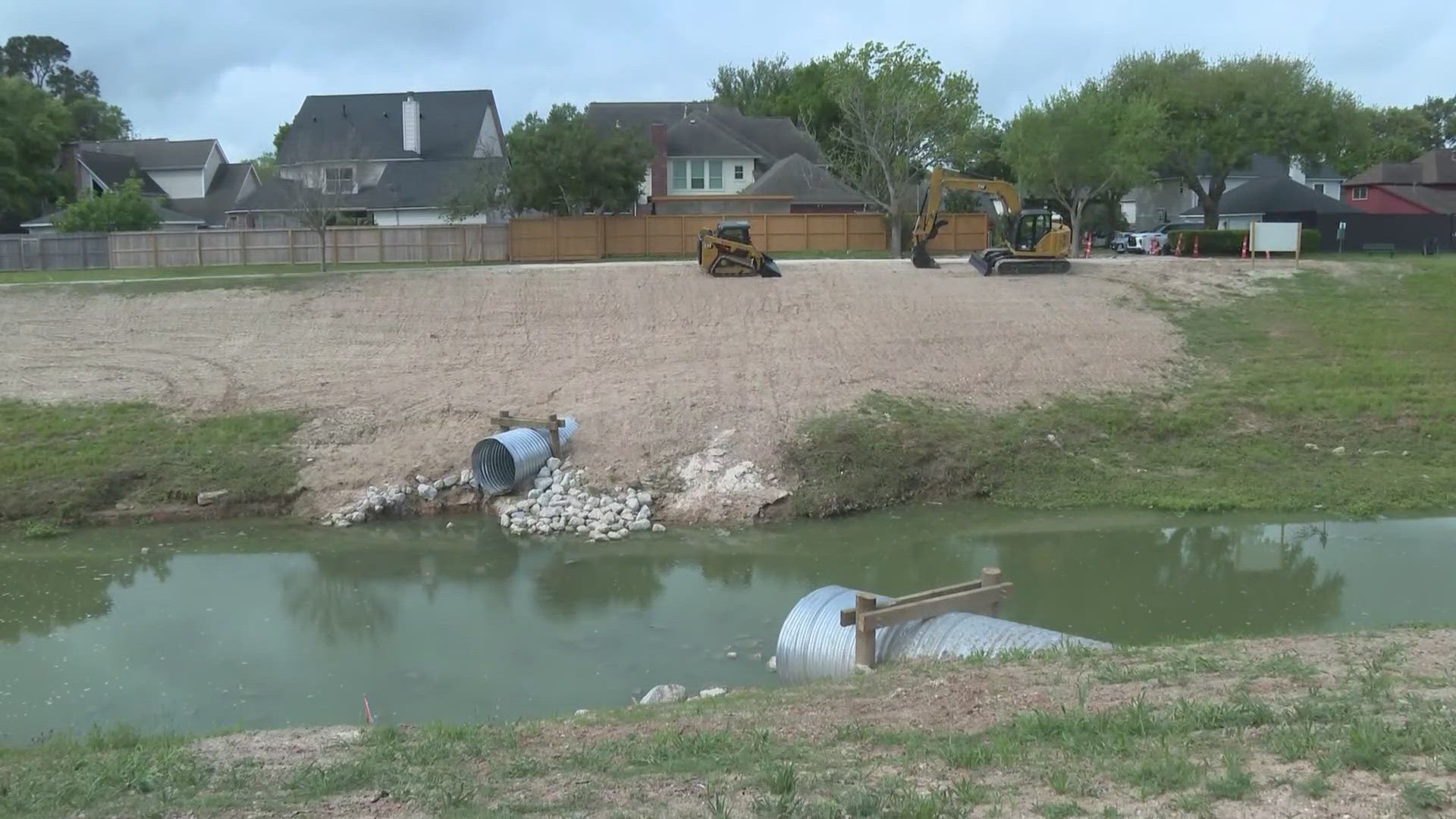 Harris County launches $10M Barker Reservoir channel project | khou.com