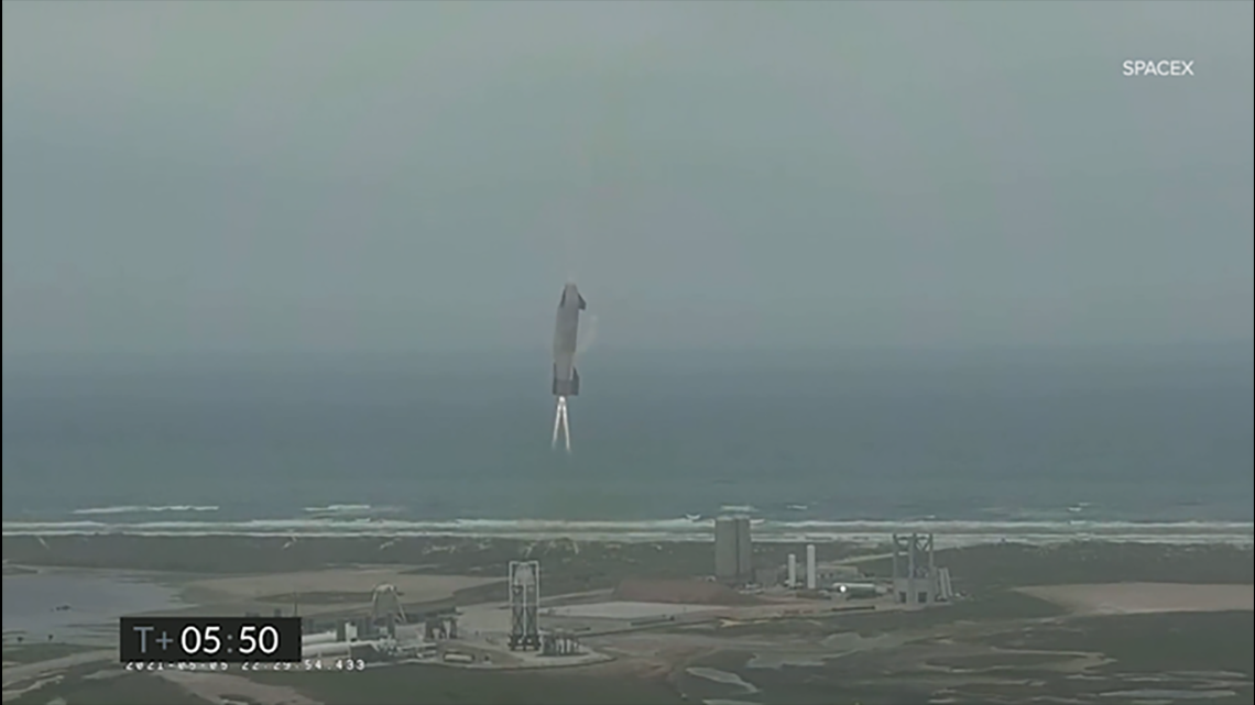 SpaceX Starship successful launch, landing | khou.com