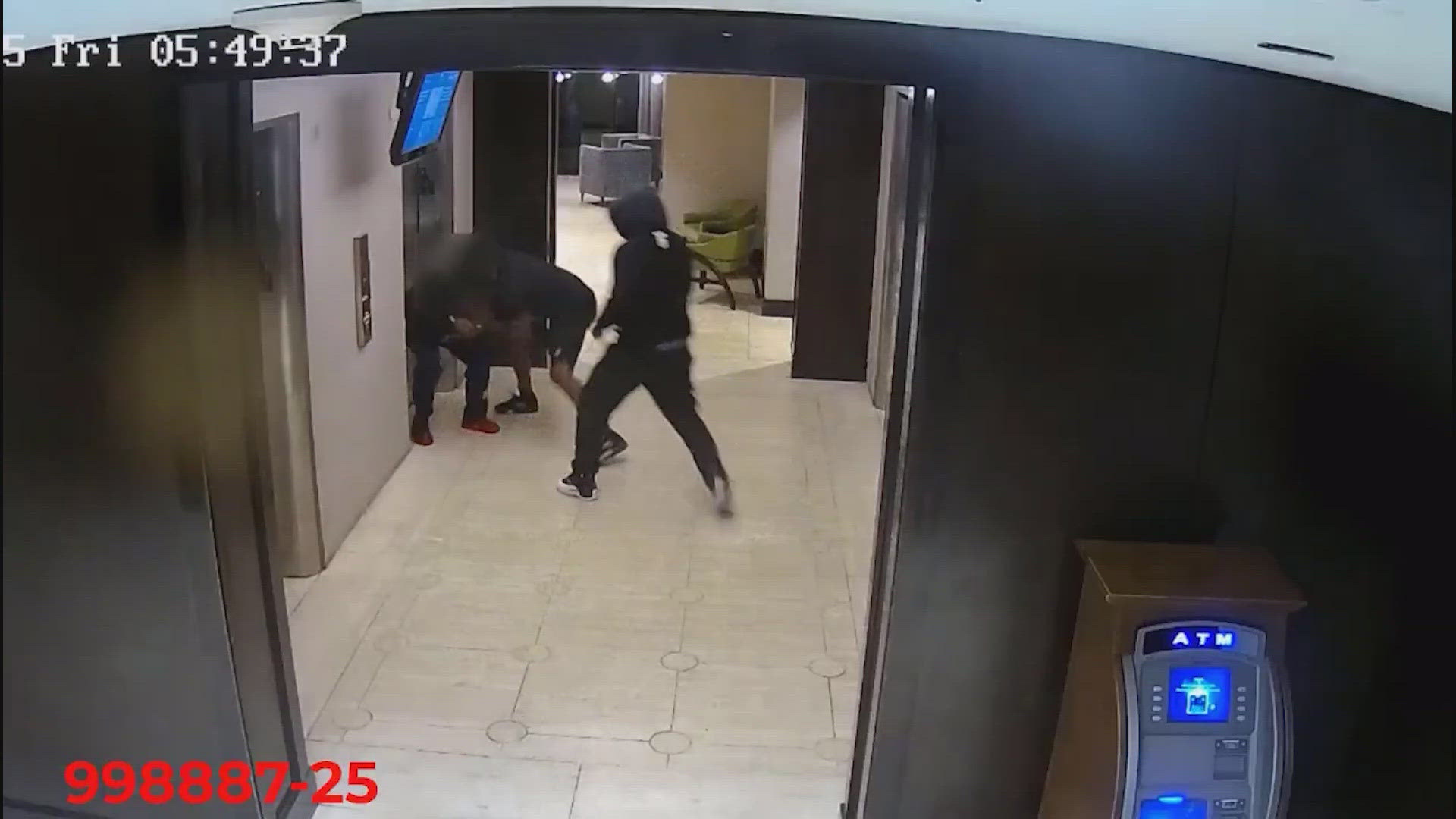 Violent hotel robbery in the Galleria area caught on camera | khou.com