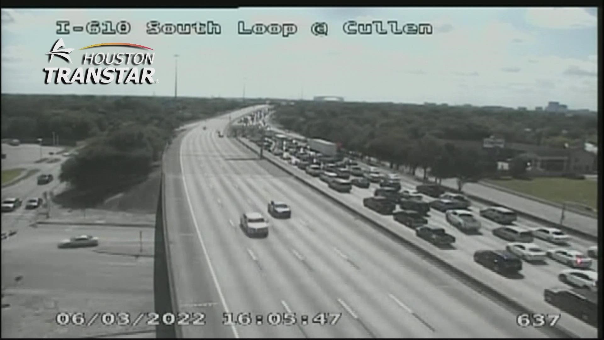 Houston traffic: I-610 closed in both directions at 288 | khou.com