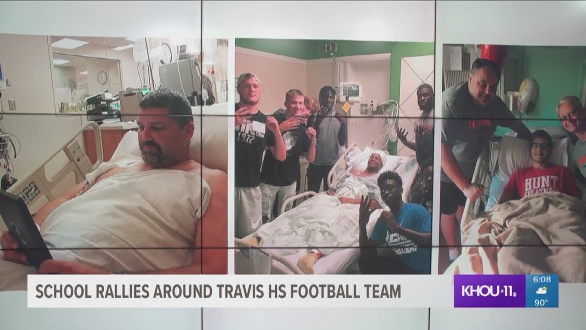 Travis HS community rallies around football players, coach who face ...