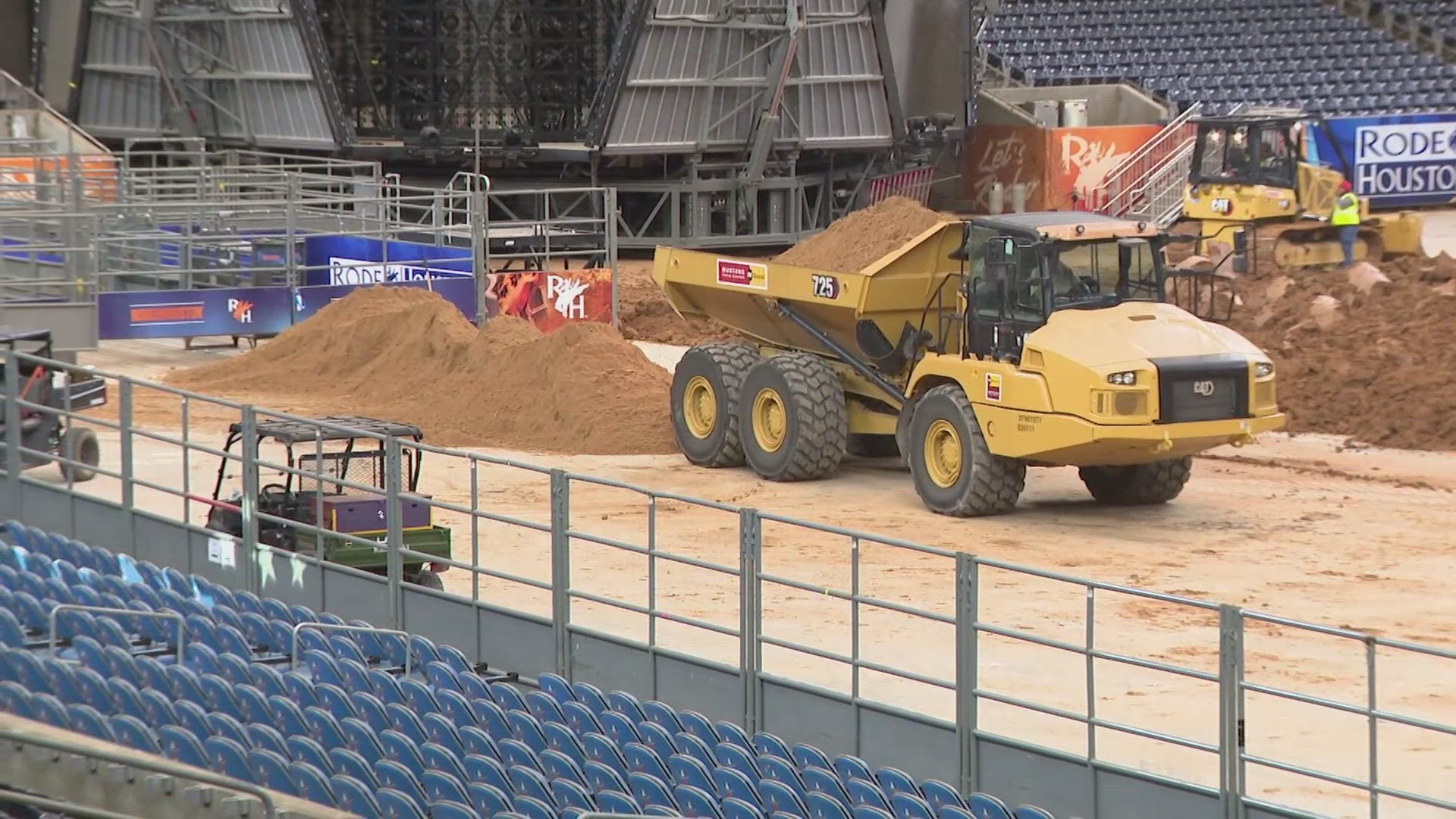 Inside the massive transformation underway at NRG Stadium for rodeo ...