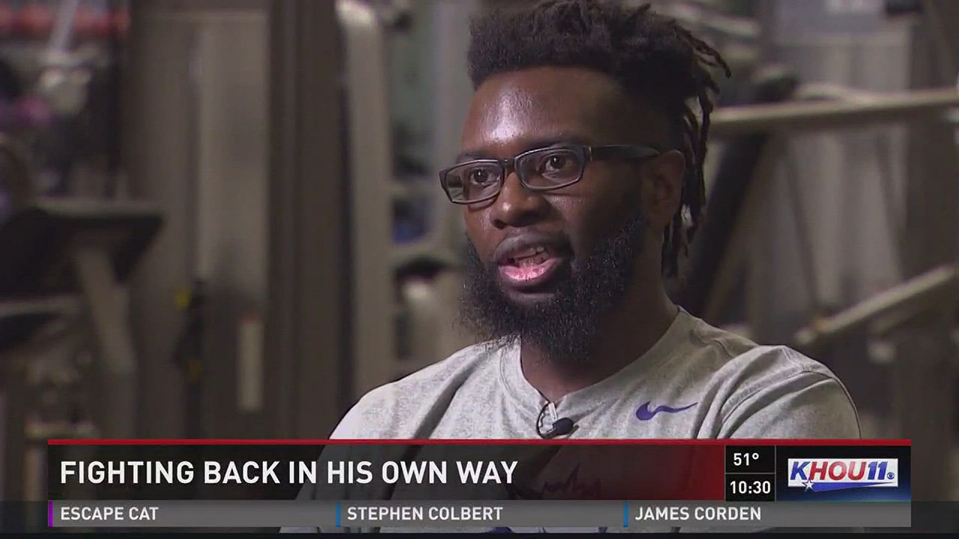 Kel's Hill: Fighting back in his own way | khou.com