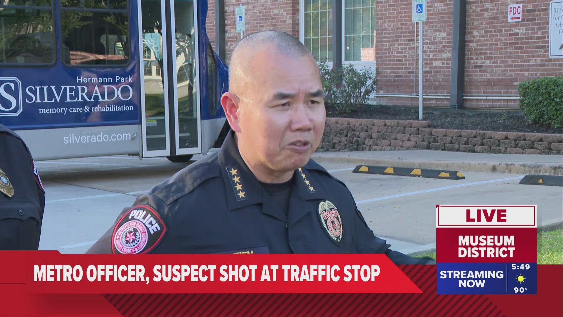 Police give update on officer and suspect wounded by gunfire in the ...