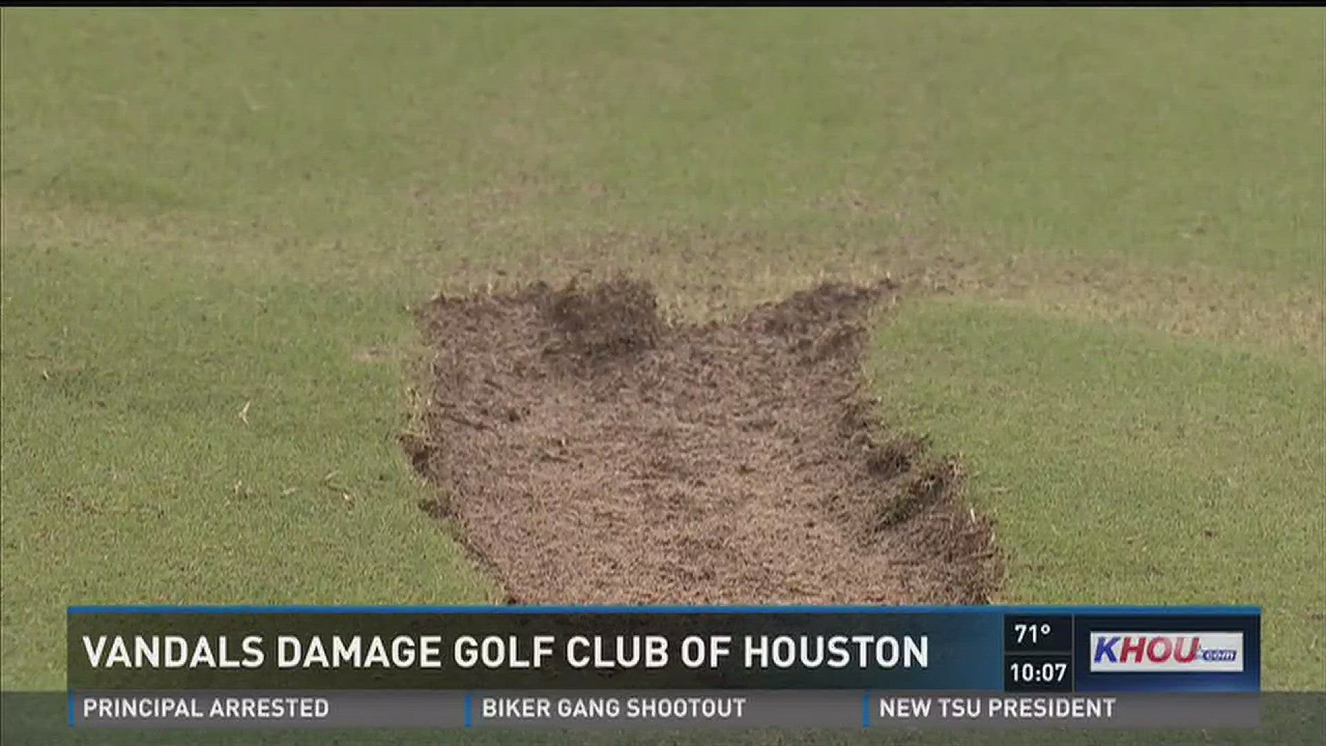 Joyride leaves damage on popular golf course | khou.com