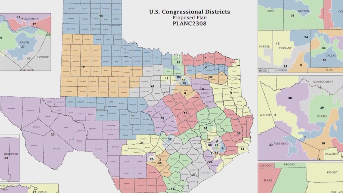 What is redistricting? How redrawing district lines may change U.S. House seats | khou.com