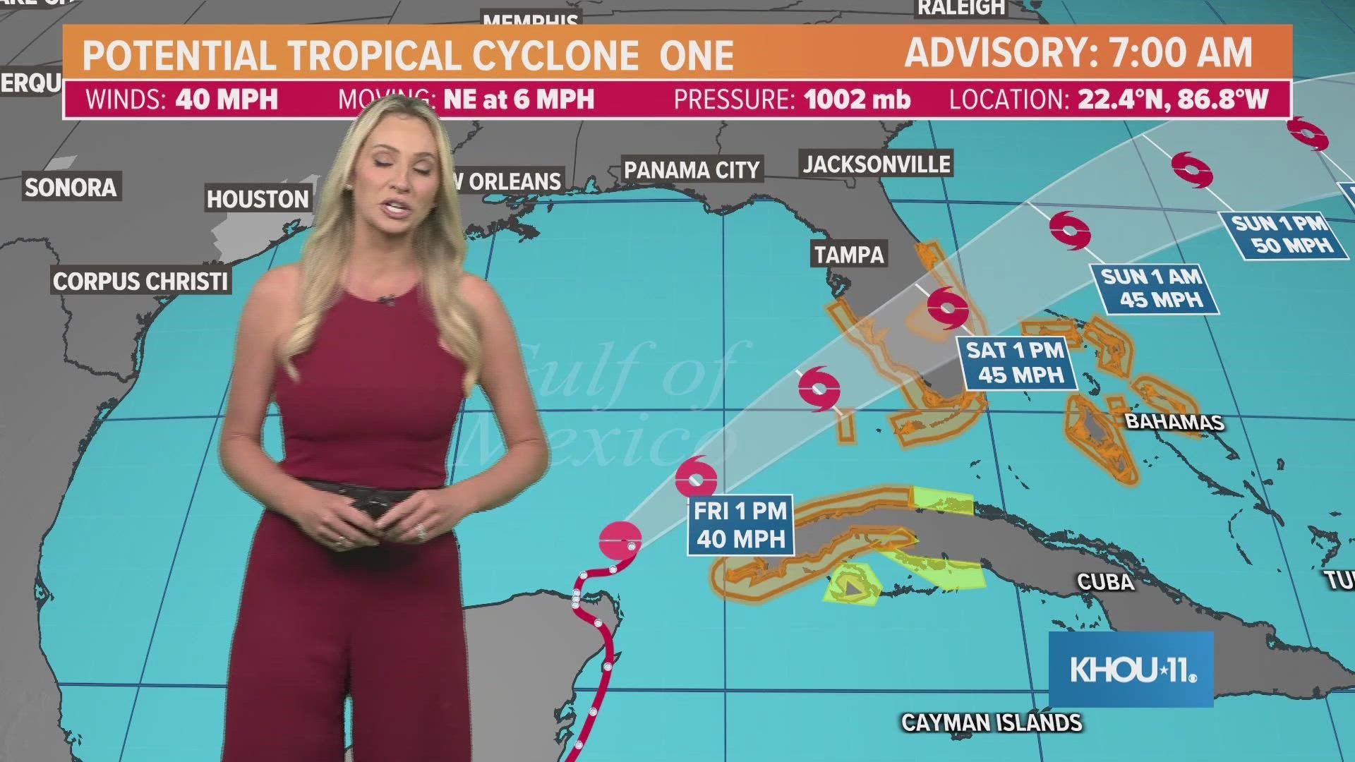 Potential Tropical Cyclone One Could Develop Into Alex Soon