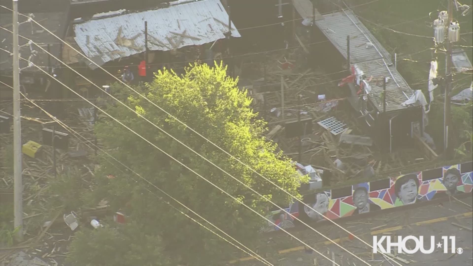 Raw Video: Closer view of Bar 5015 explosion in Houston Museum District ...