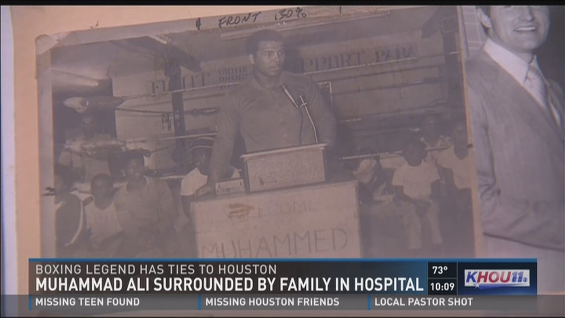 A look at Houston's connection to boxing legend, Muhammad Ali | khou.com