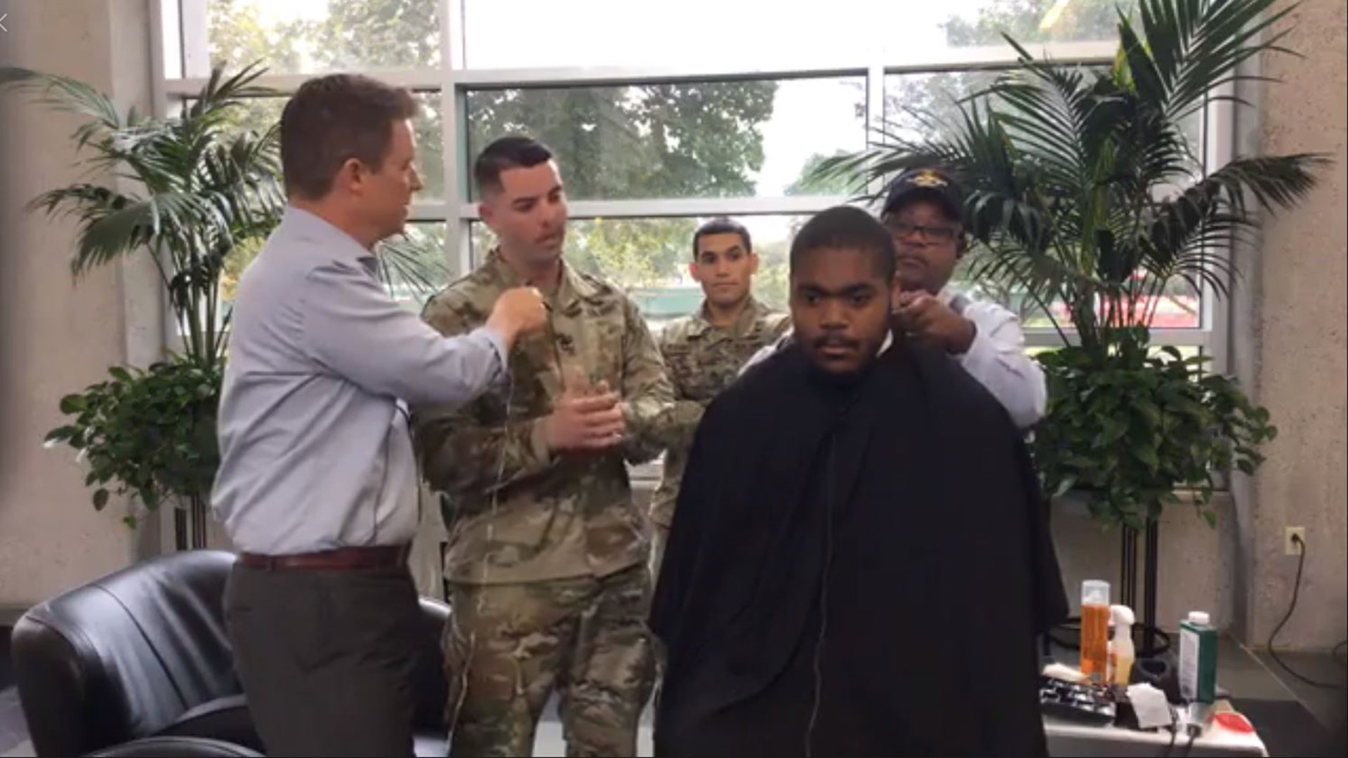 WATCH: Army recruit parts with dreads, shaves head live on Facebook ...