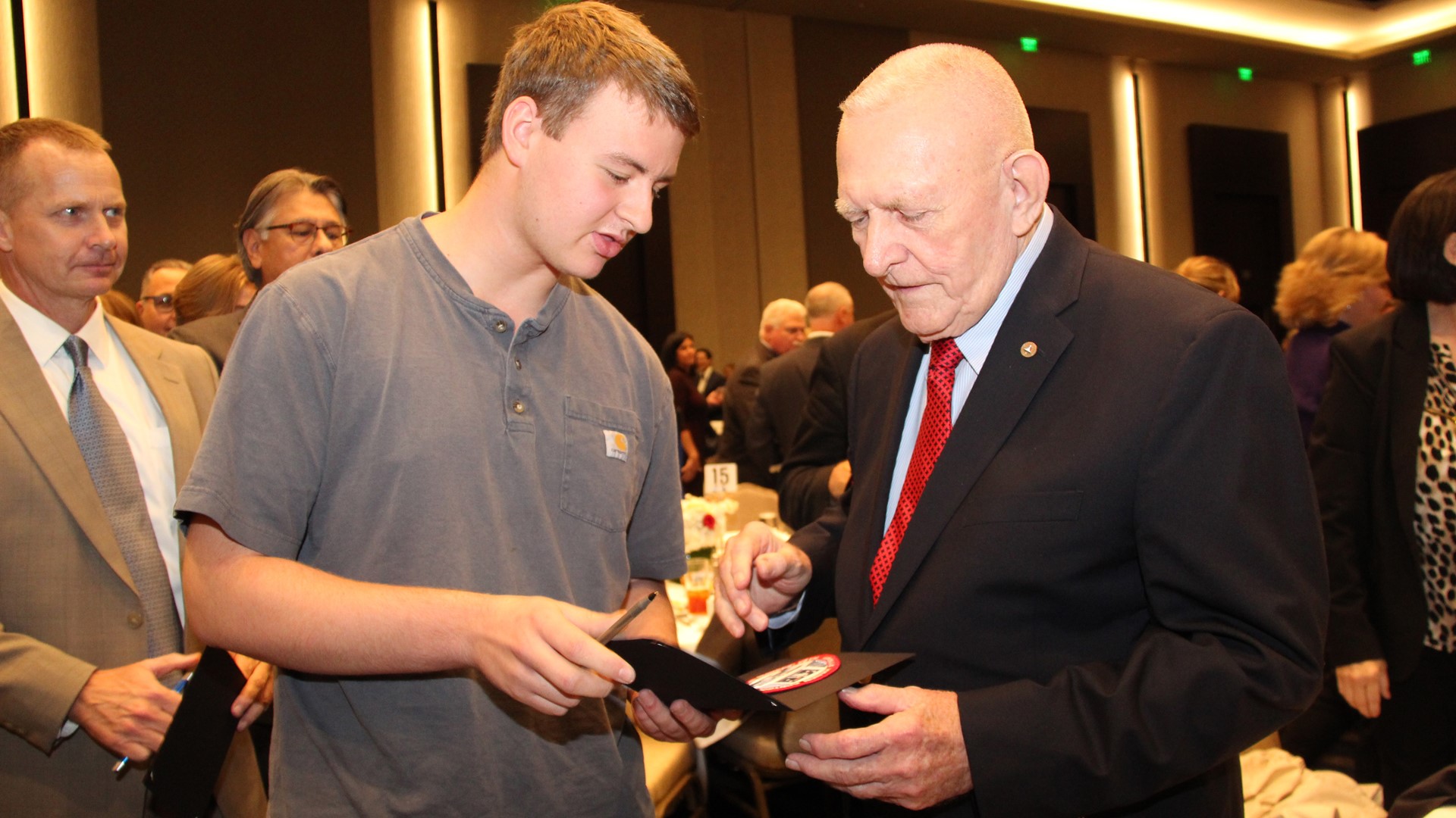 NASA flight director Gene Kranz honored at Space Center Houston ...