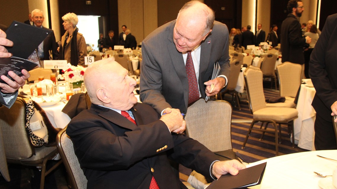 NASA flight director Gene Kranz honored at Space Center Houston ...