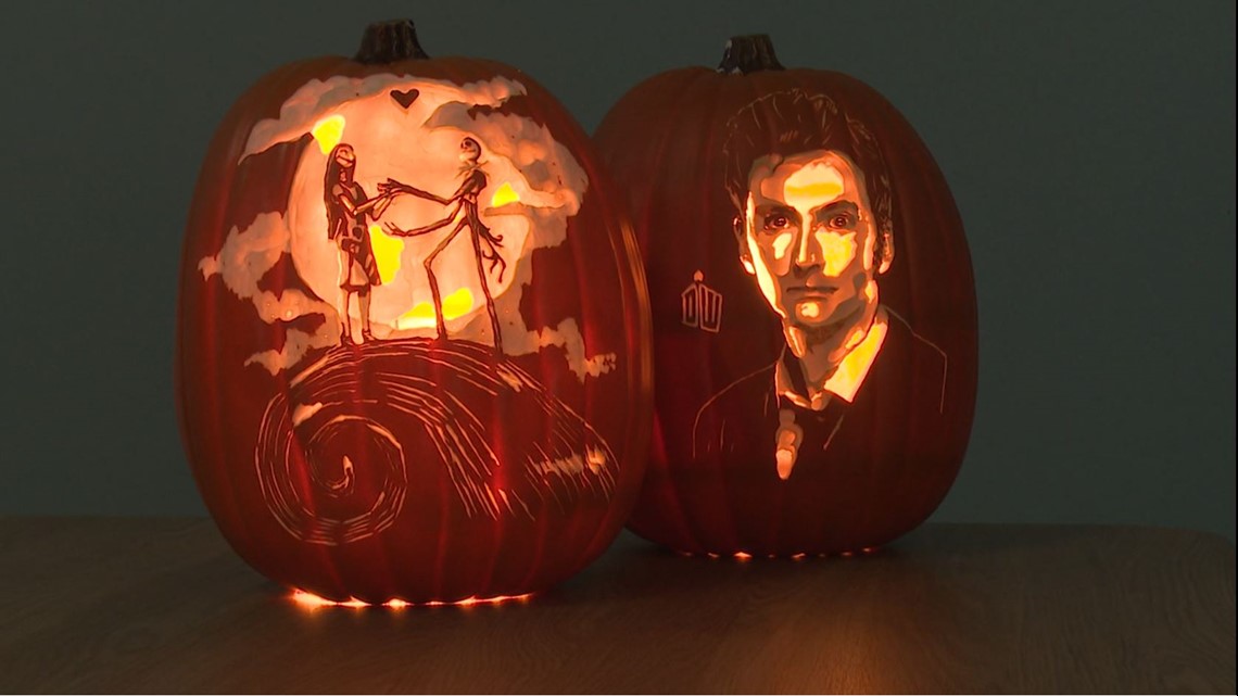 Local artist creates impressive carvings on pumpkins | khou.com