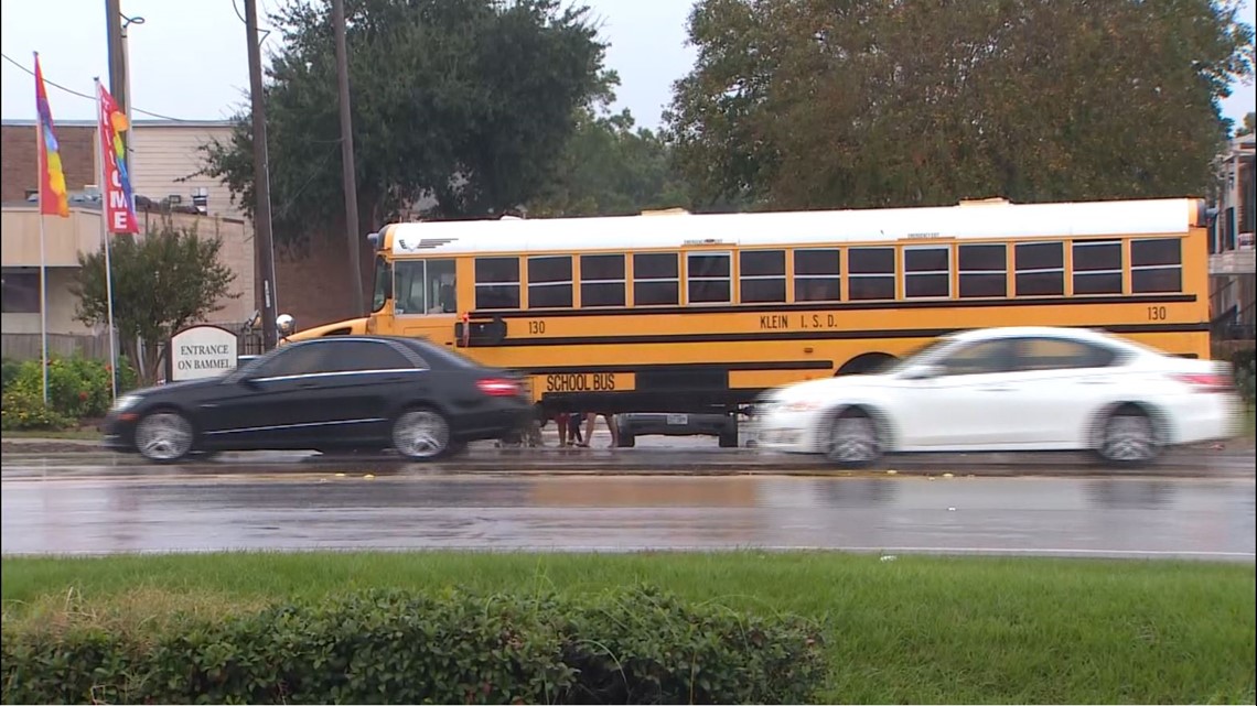 Caught on camera: Drivers illegally passing stopped Klein ISD school ...