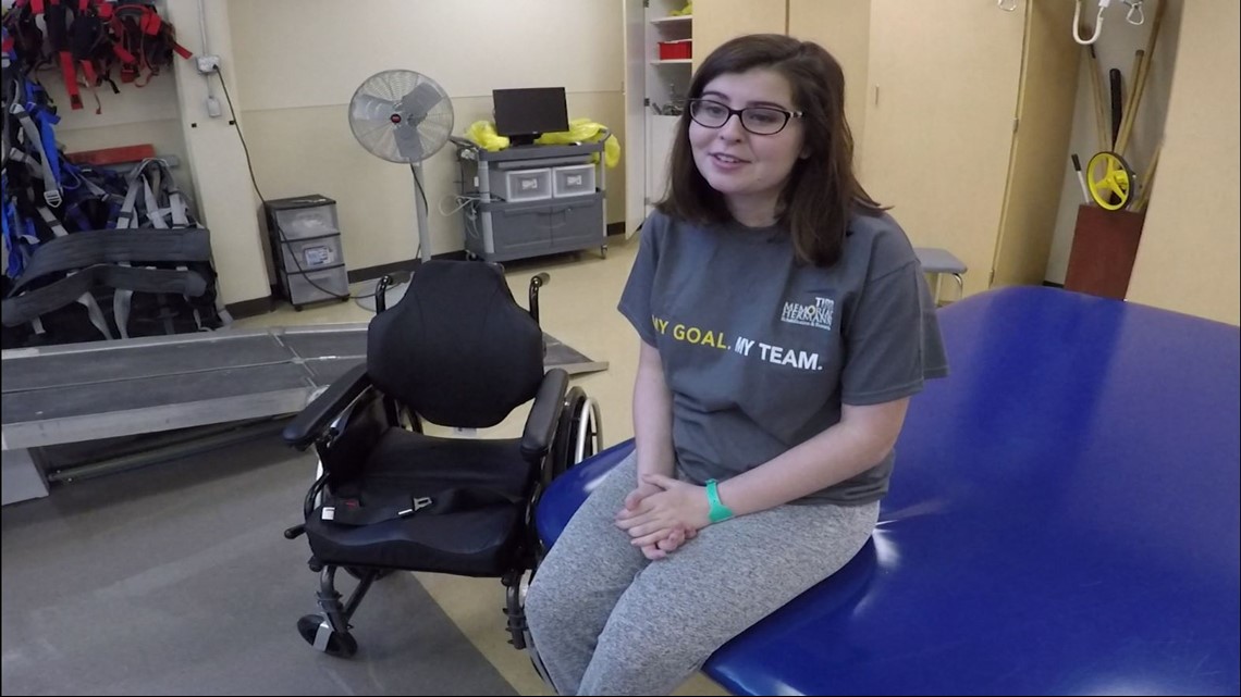 Paralyzed just six weeks ago, A&M student gets back to walking | khou.com