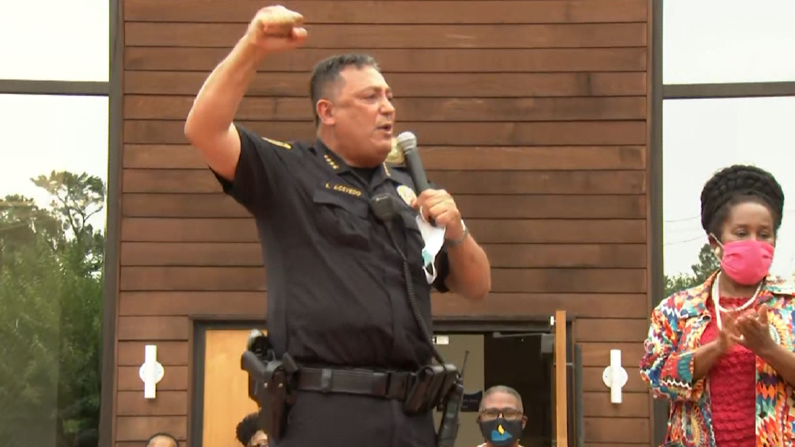Houston police chief gives emotional speech about George Floyd | khou.com