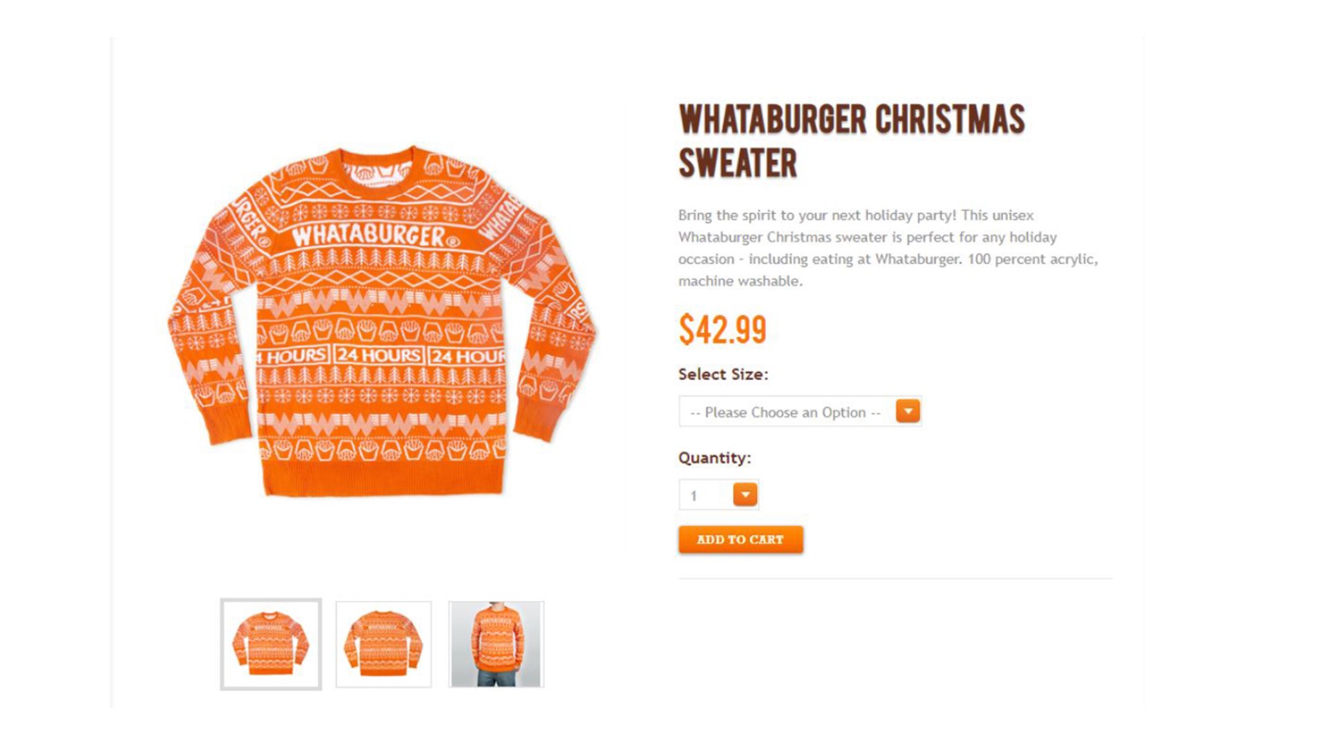 Whataburger Christmas sweaters already sold out, but more are on the ...