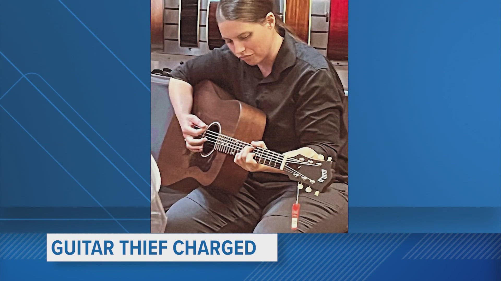 Houston woman accused of stealing $2,500 guitar | khou.com