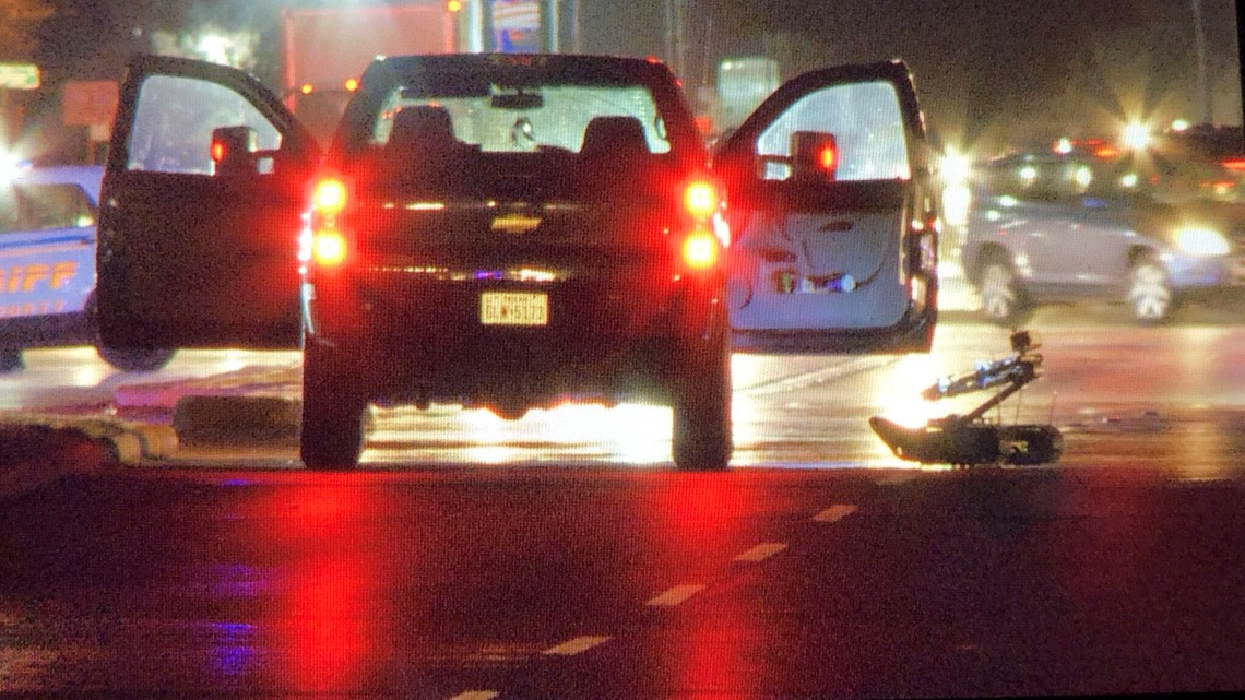 Suspicious device found in vehicle a hoax, HCSO says | khou.com