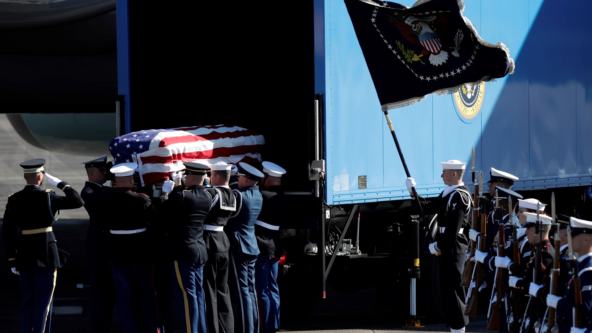 The difference between 'lying in state' and 'lying in repose' | khou.com