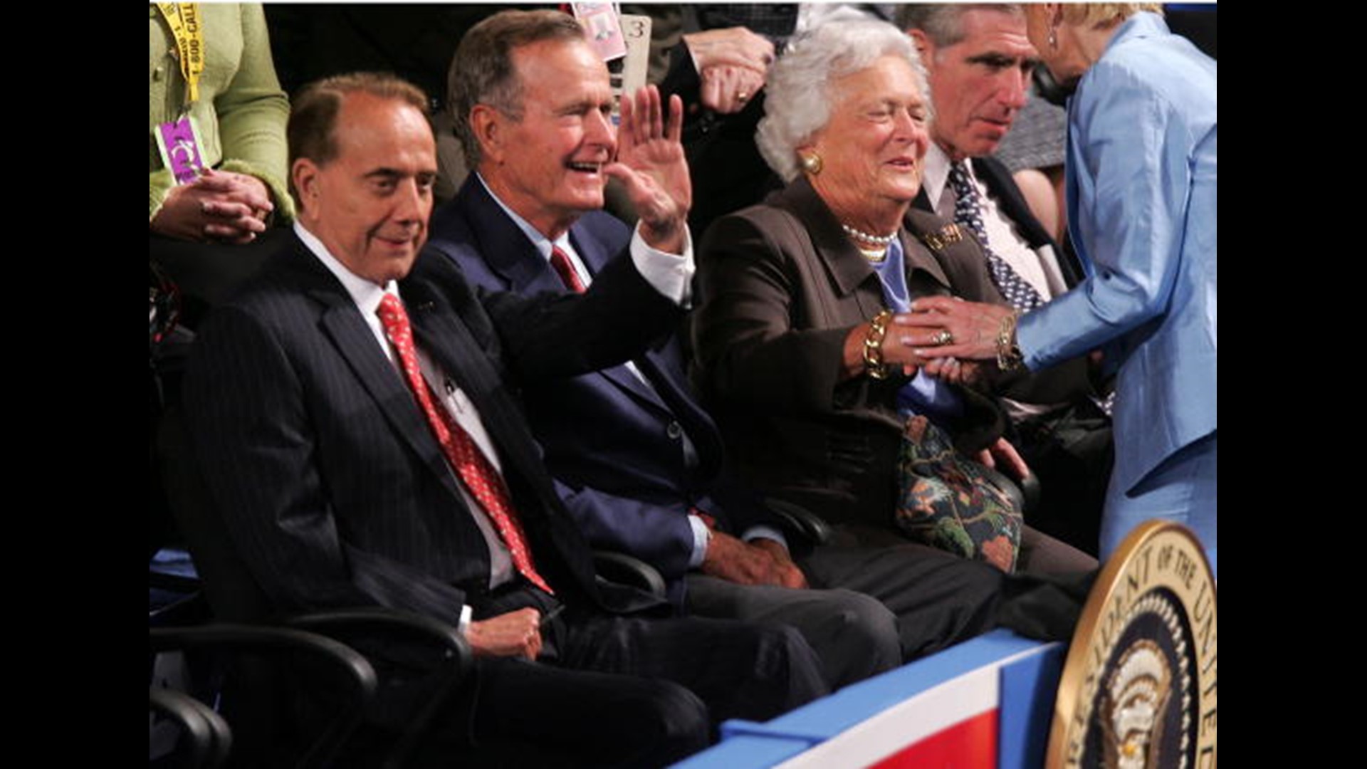 Greatest Generation: Frail Bob Dole salutes fellow hero Bush 41 | khou.com