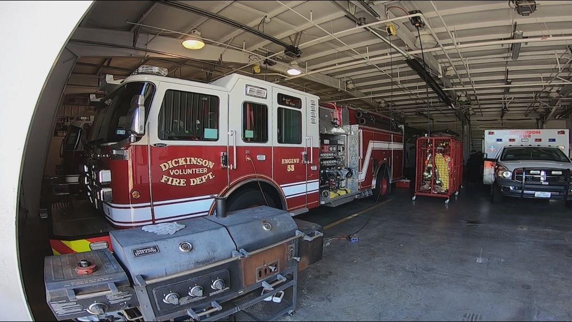 Dickinson firefighters frustrated by roof, water damage at fire station ...