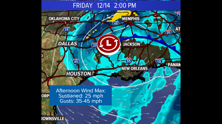What to expect and when as strong winds blow through Houston | khou.com